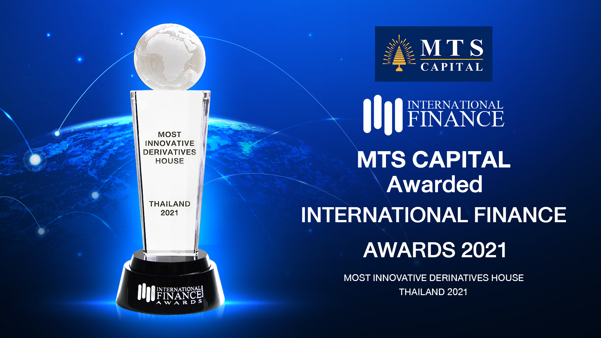 MTS Gold Group Awarded: Most Innovative Derivatives House With International Finance Awards 2021 ...